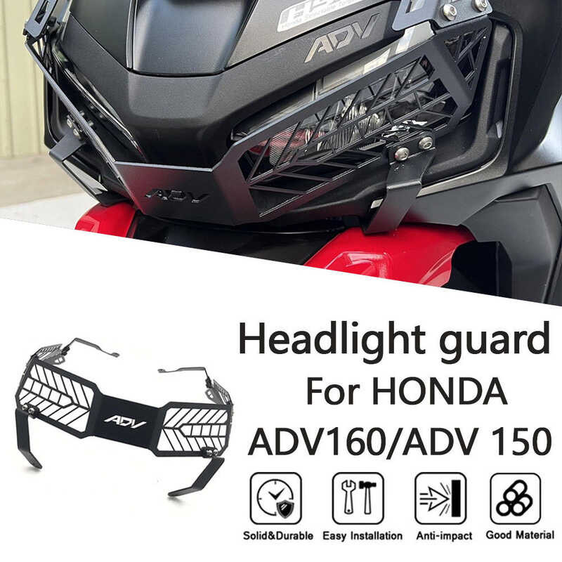 HONDA ADV 150 /Adv 160 Headlight Grill Guard Cover/ Headlamp Guard Full ...
