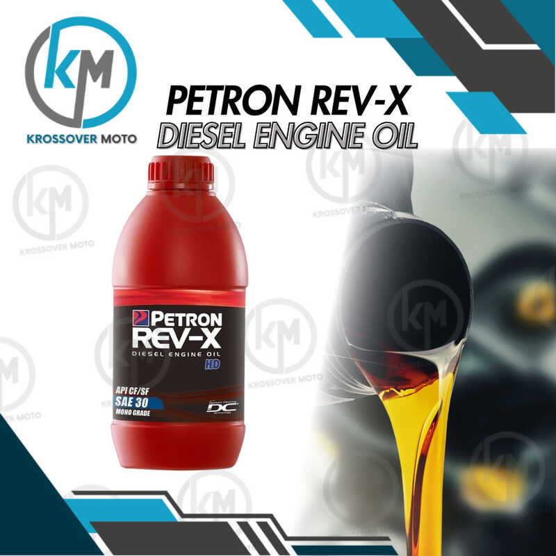 PETRON Rev-X DIESEL ENGINE OIL SAE 30 1L [Km] E98 | Shopee Philippines