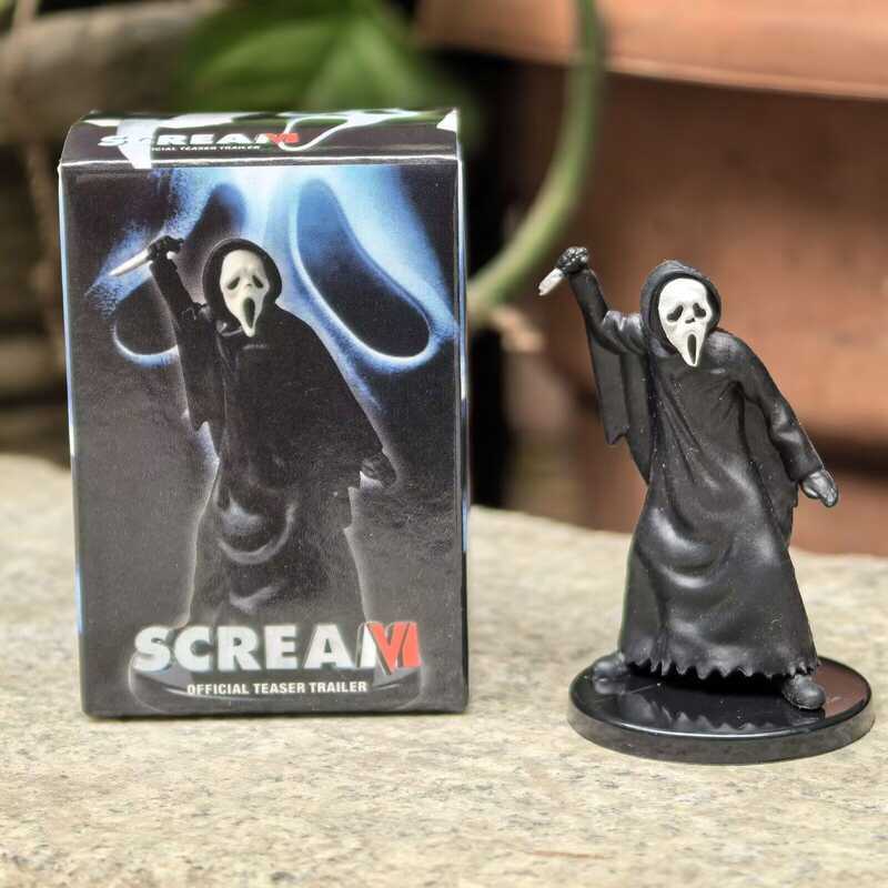 B8 Scream Ghostface Q Version Movie Merchandise Model Small Figurine ...