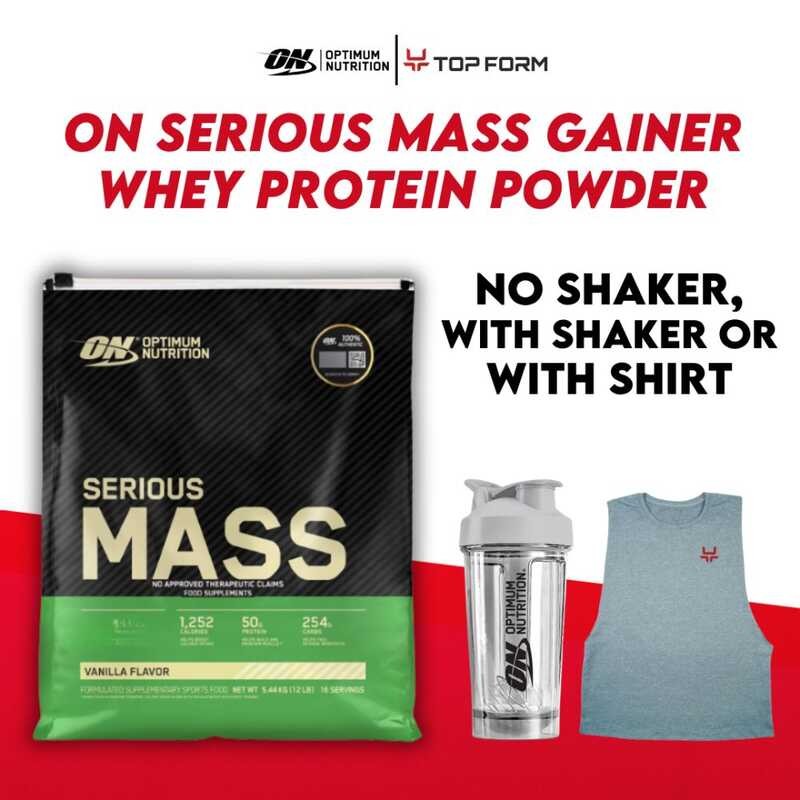 Optimum Nutrition With Shaker, ON Serious Mass Gainer Whey Protein ...