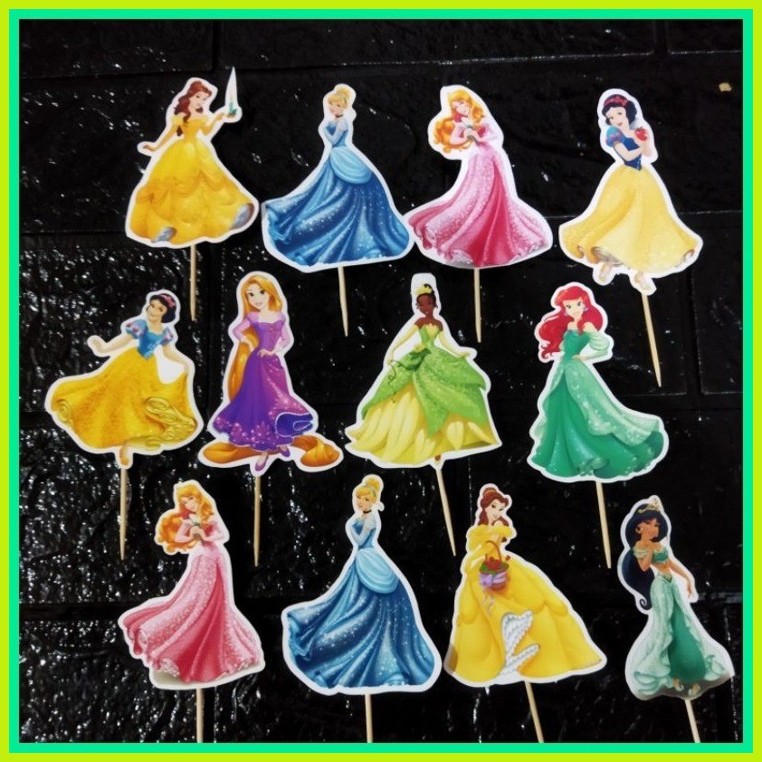 DISNEY PRINCESSES PERSONALIZED CAKE TOPPER | Shopee Philippines
