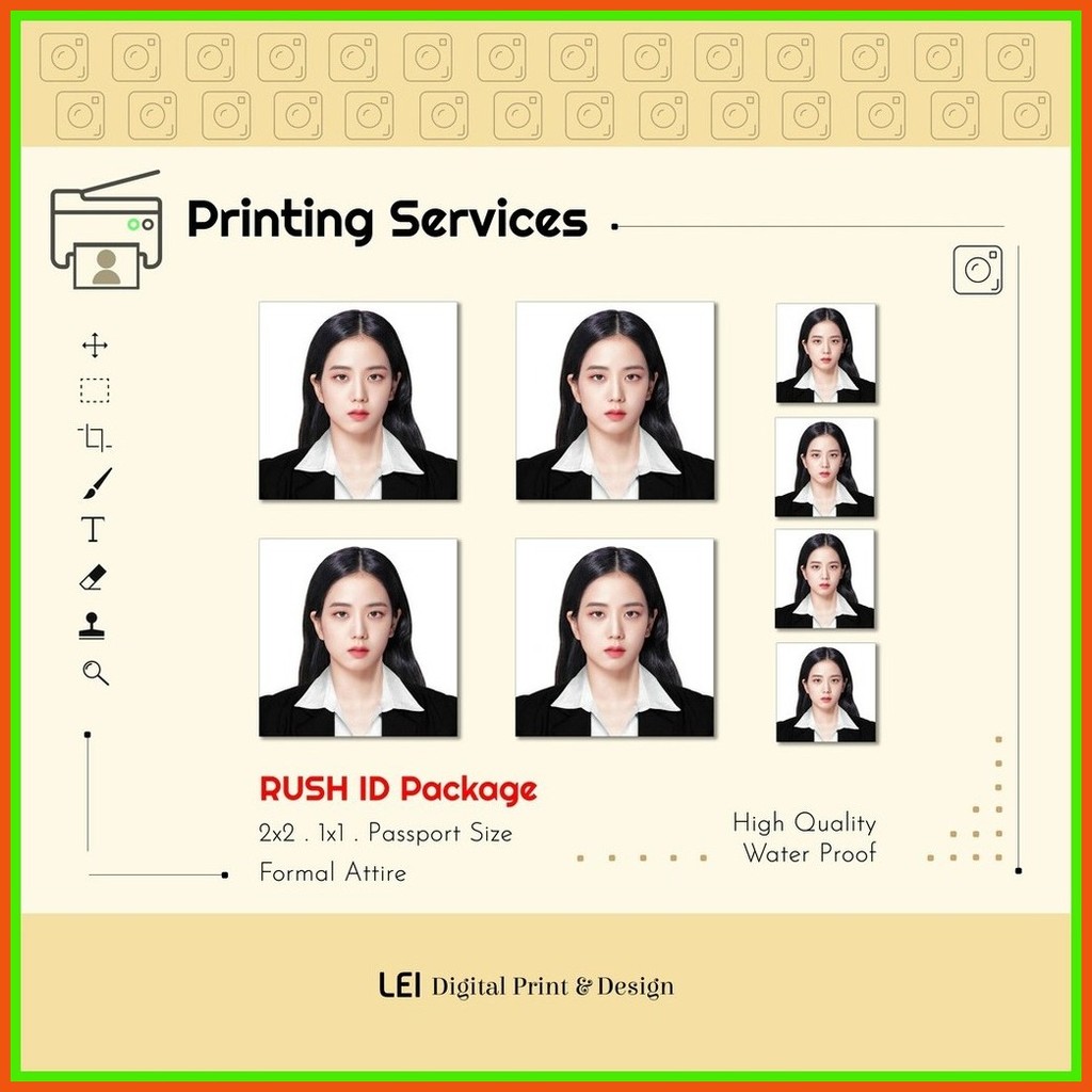 Rush ID Photo, ID Picture, Formal Attire | Shopee Philippines