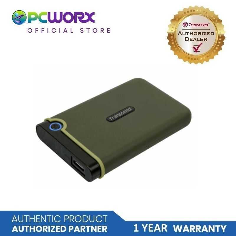 SK Transcend 25M3s Slim Shockproof Portable Hard Drive| 1Tb, 2Tb, 4Tb ...