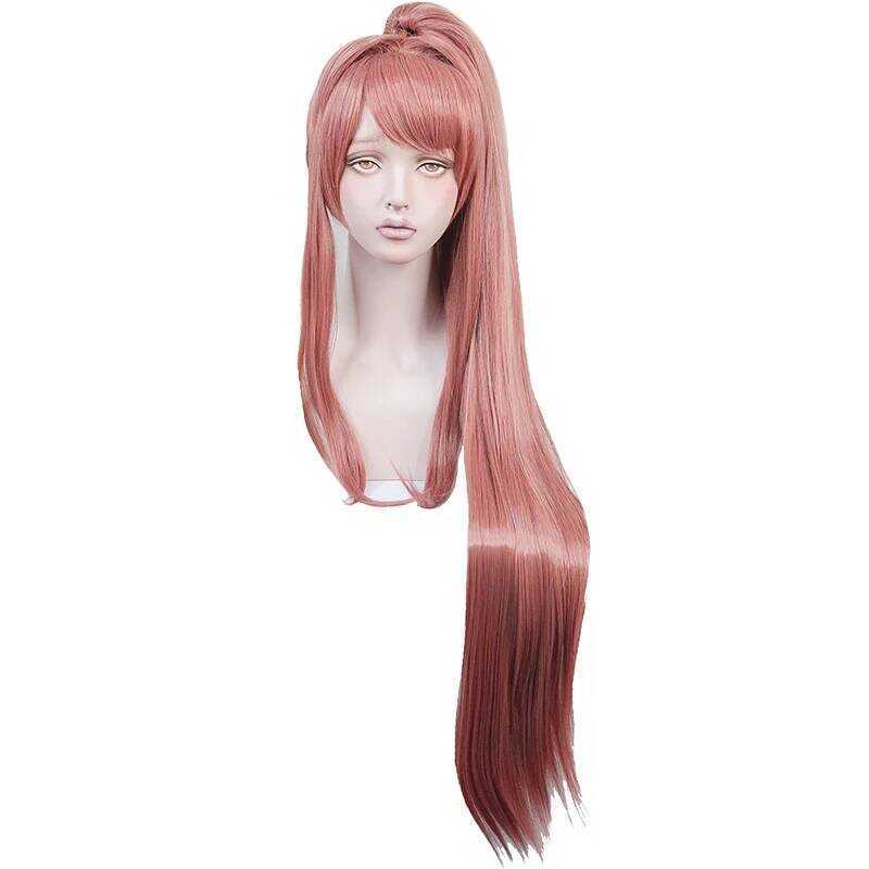 High Quality Doki Doki Literature Club Monika Cosplay Wig DDLC ...