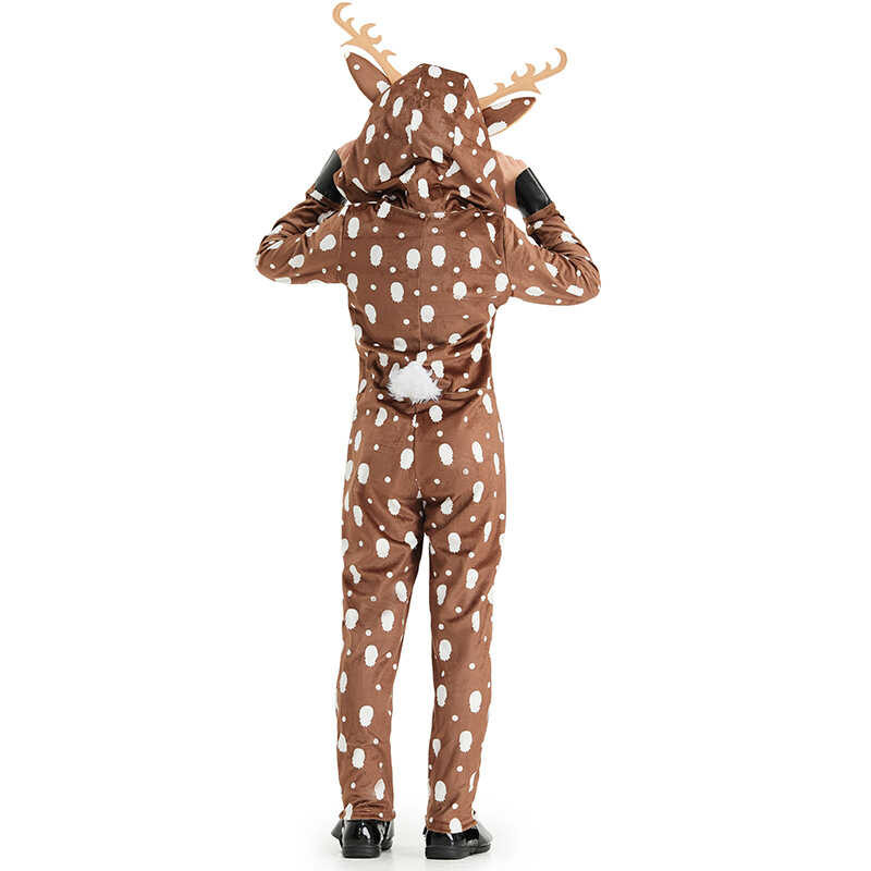 Cute Cosplay Sika Deer Animal Costume Khaki Spotted Fawn Stage ...