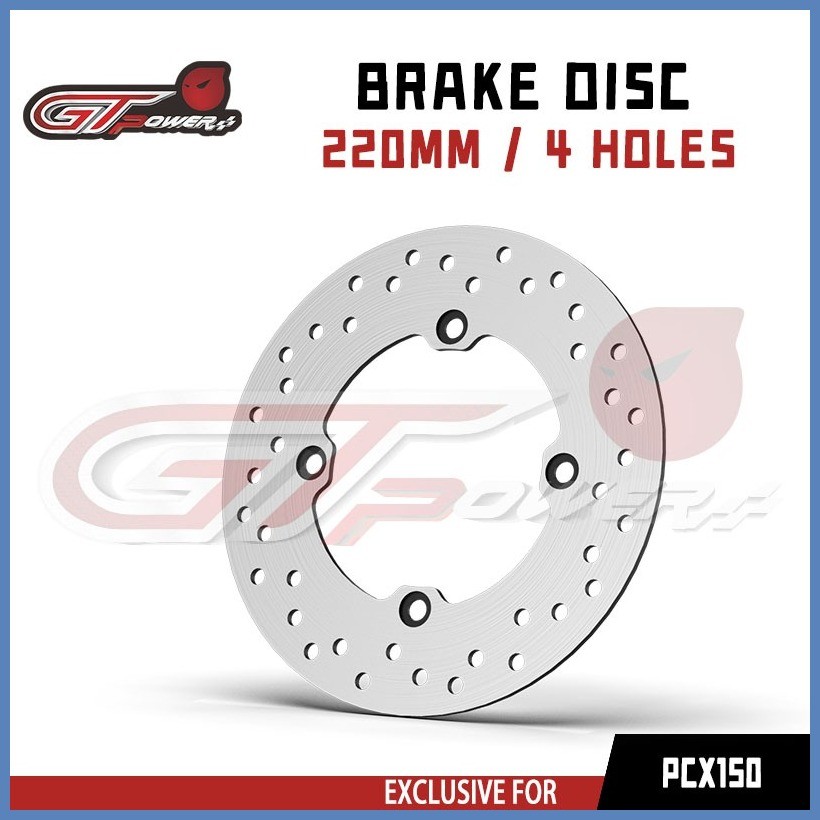 ⊙ BRAKE DISC PCX150 REAR / 220MM 4 HOLES PCX150 / PCX160 / CBR 150R ...