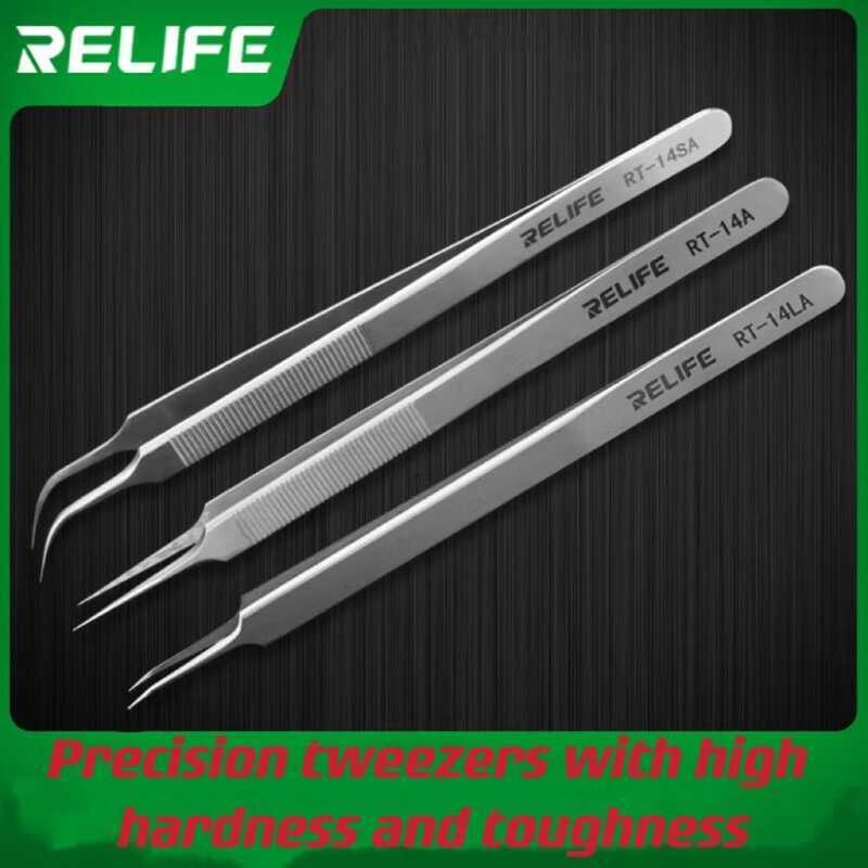 Relife Rt-14A High Hardness Toughness Ultra-Precision Chip Tweezers For Emmc, Ic, Nand, Bga, CP ...