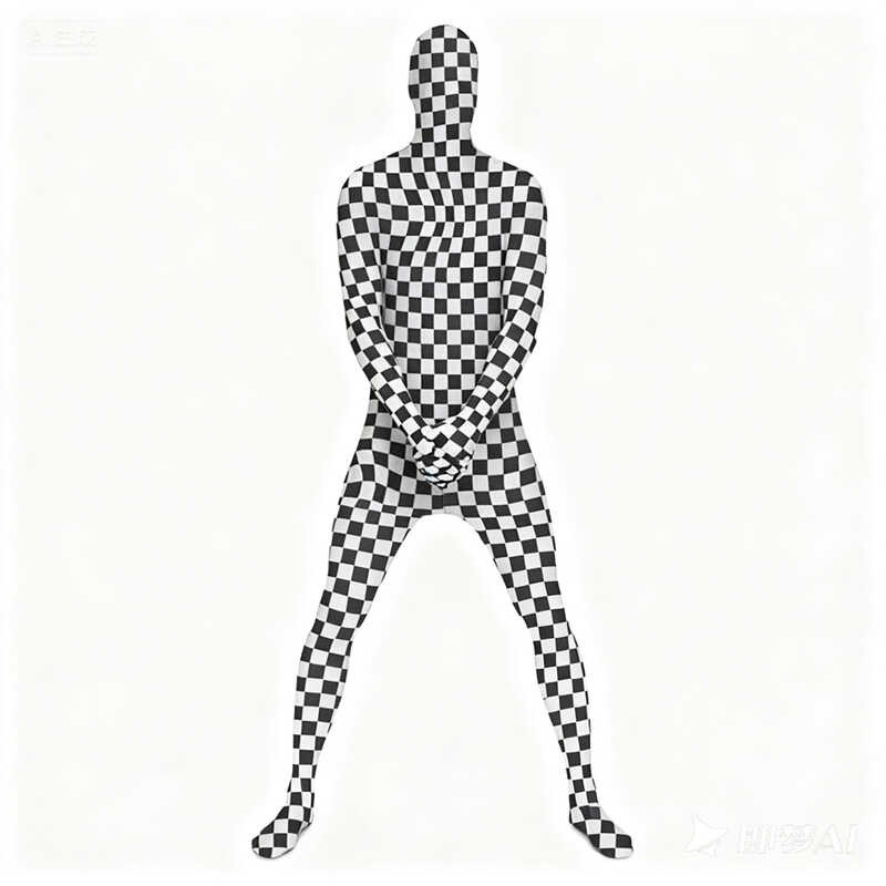 Mosaic Full Coverage Jumpsuit 3D Digital Print Men's Cosplay Costume ...