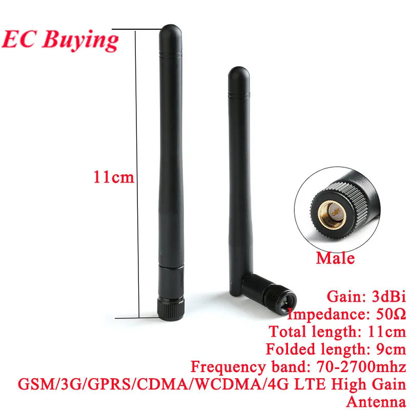 2.4GHz 6dBi Omni WIFI Antenna 2.4G Antenna Aerial RP-SMA Bluetooty Male Female Wireless Router ...