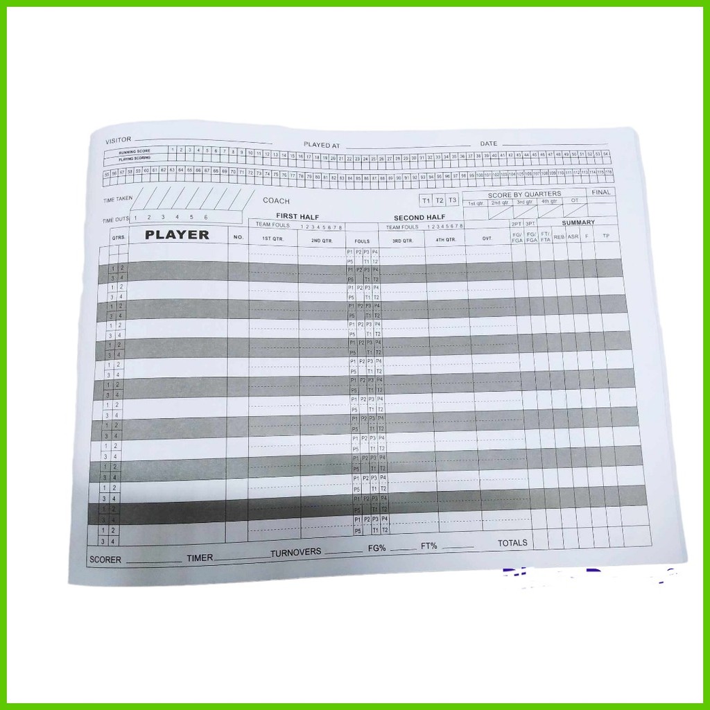 ∢ Volleyball/ Basketball Scorebook | Shopee Philippines