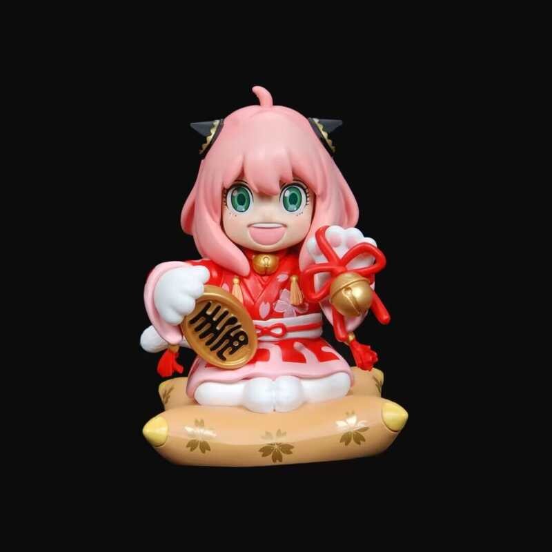 Spy x Family WAWA Aniya Lucky Cat Aniya Anime Figure Model Desktop ...