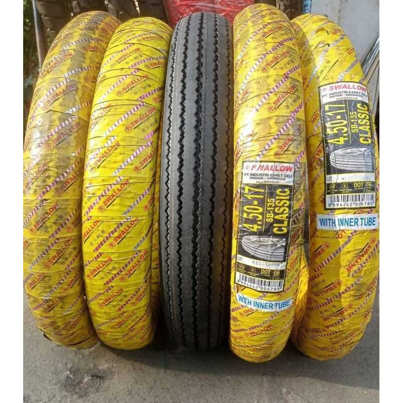 Swallow Classic Tire- Size 17 (1Pc)Cafe Racer Tire Sawtooth Pattern 962 ...