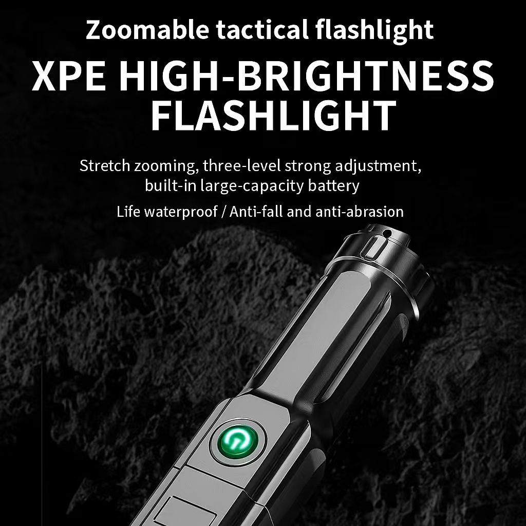 Centrix New Wisdom LED Flashlight Digital Display Bright Light Multi ...