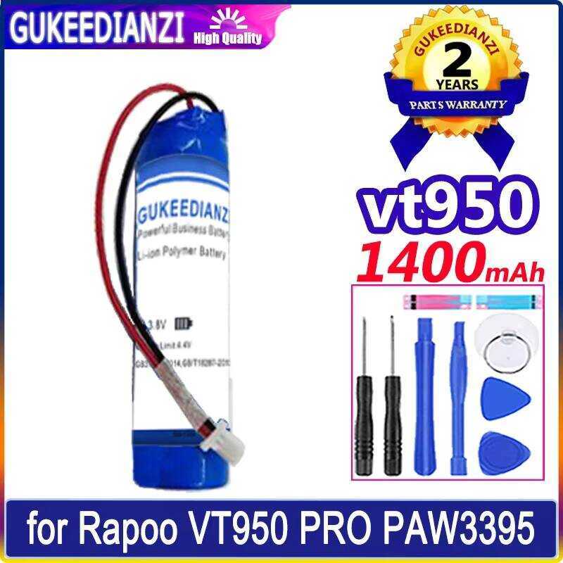 1400mAh High Performance For Rapoo VT950PRO VT950 Pro PAW3395 26000DPI ...
