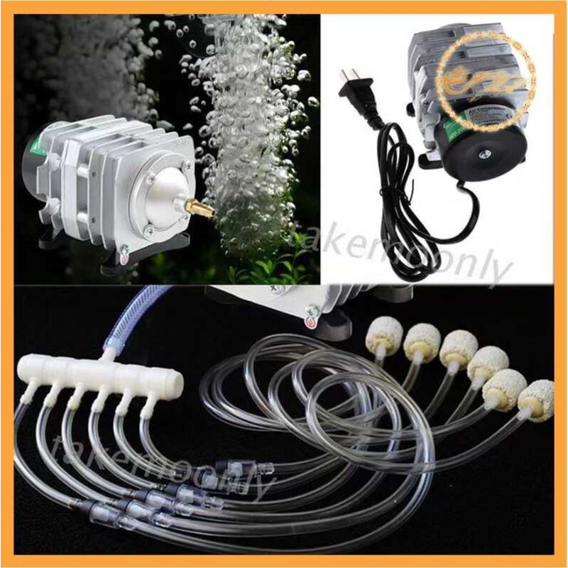 220V Electromagnetic Air Compressor Pump For Aquarium Fish Pond ...
