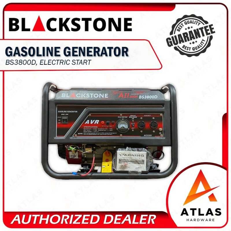 BLACKSTONE Gasoline Generator Bs800d Electric Starter 8B | Shopee ...