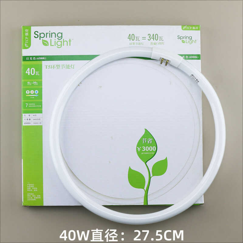 Compact Fluorescent Lamp Tube Circular Round Ceiling Mount Four Pin ...