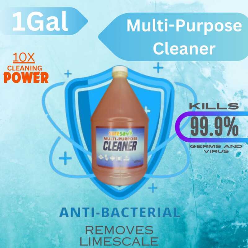 SURESAVE All Multi-Purpose Cleaner 3.2L - 3X Better Toilet, Bathroom ...