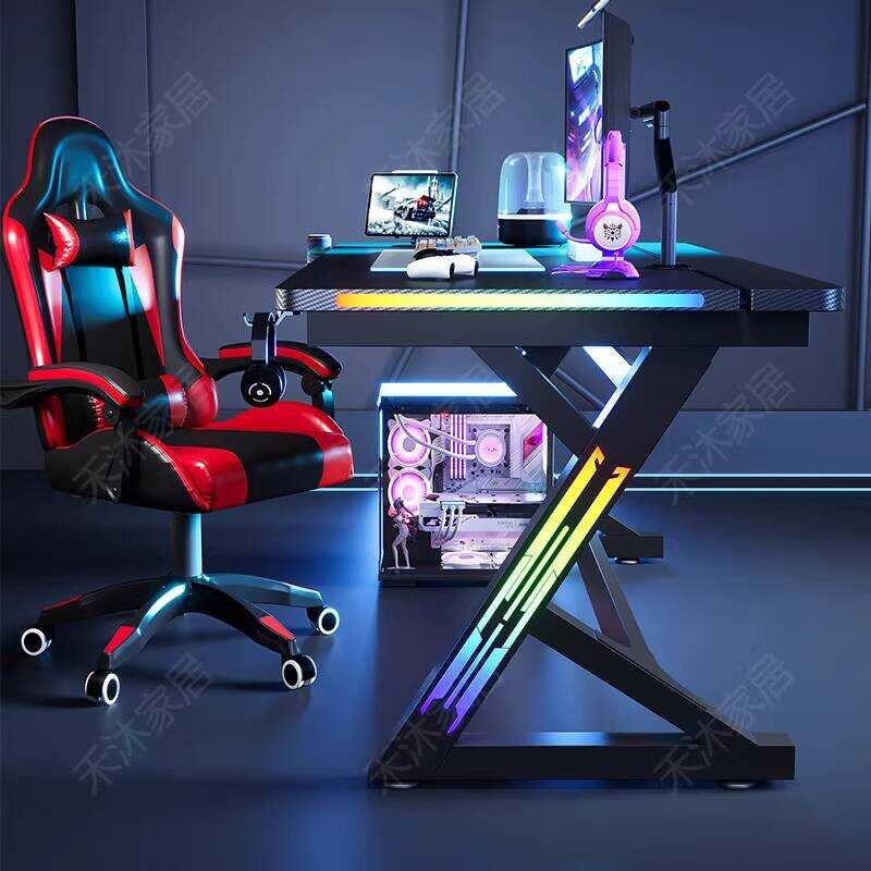 Hemu S3por Carbon Fiber RGB Lighting Gaming Double Desktop Computer ...