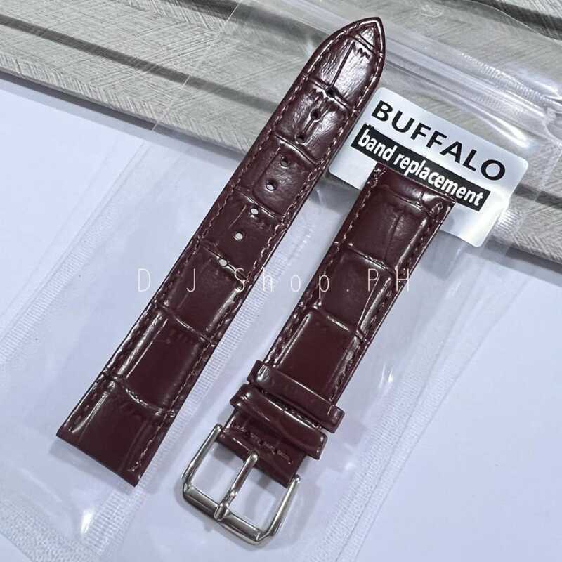 Brown Buffalo Geneve Watch Strap Swiss Leather Band Watch Replacement ...