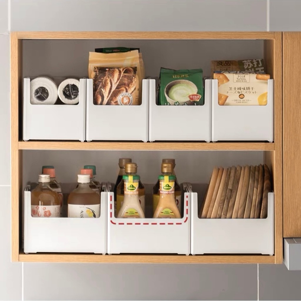 KITkitchen Storage Box Adjustable Drawer Type Desktop Cabinet Storage ...