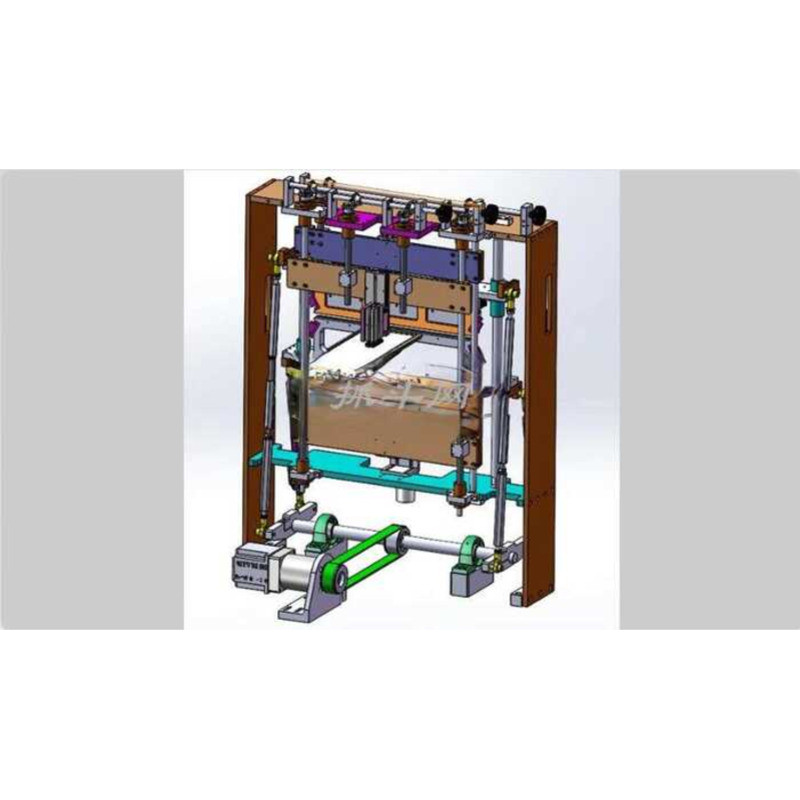 Large Packaging Machine Vertical Mechanism Sealing Bracket Assembly 3D ...
