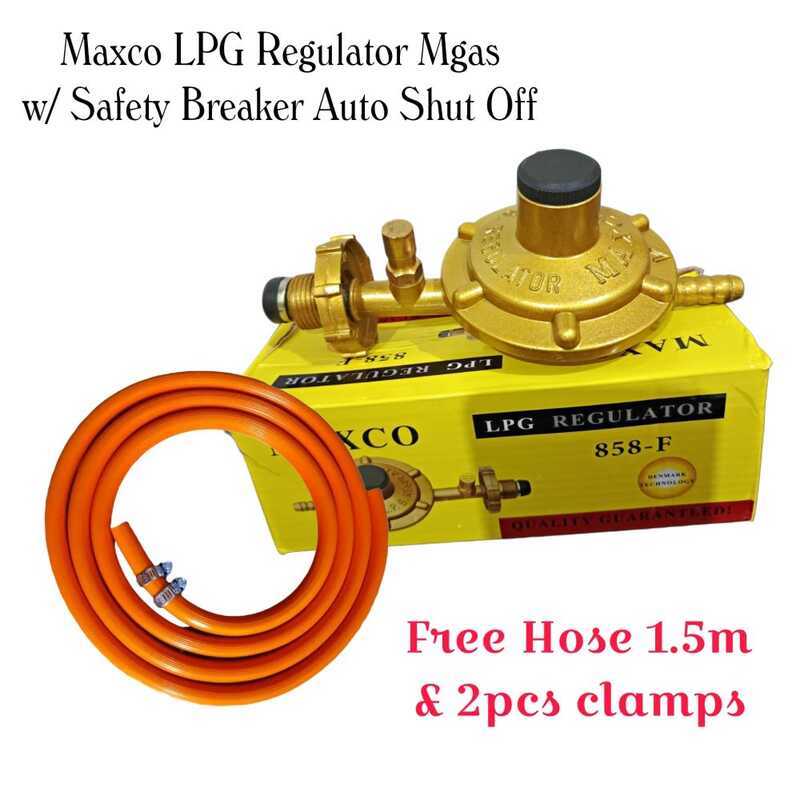 Maxco LPG Regulator Heavy Duty Mgas With Pressure Gauge Safety Breaker ...