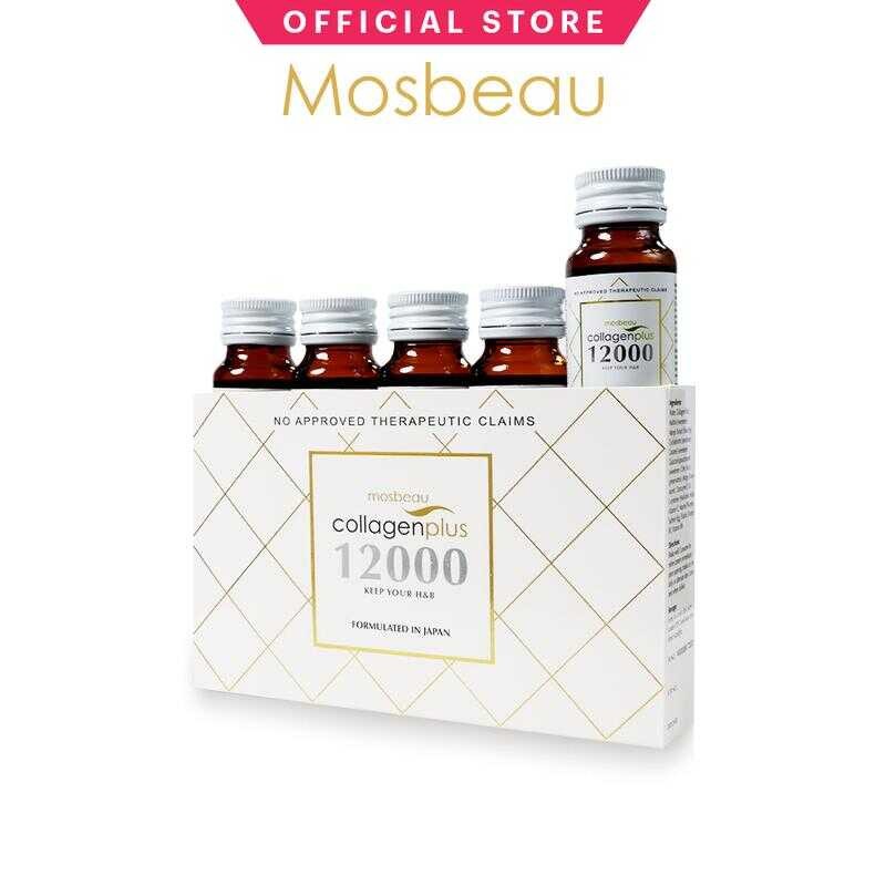 Mosbeau Collagen Plus 12000 Supplement (5 Bottles, 50Ml) Edible Fitness ...