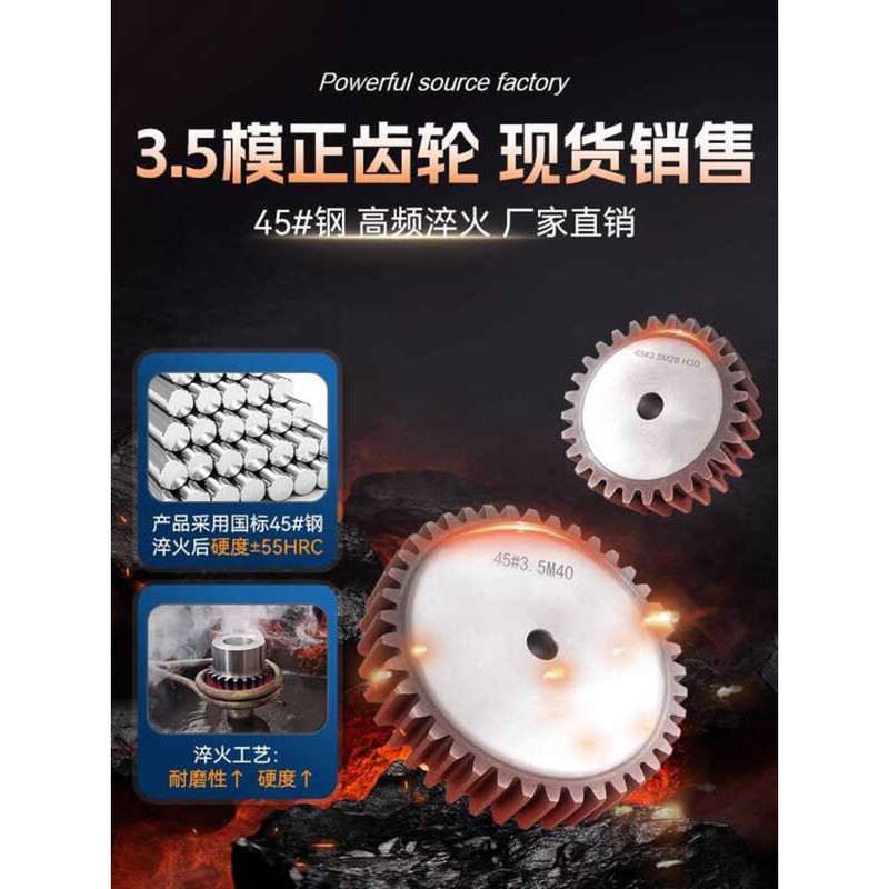 3.5 Modulus Industrial Transmission Mechanical Reduction Small Motor ...