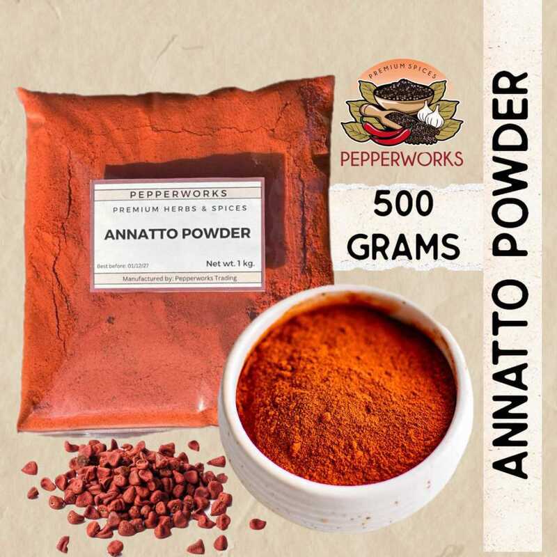 Pepperworks Pure Annatto Powder 500G | Atsuete Asuete 500Grams ...