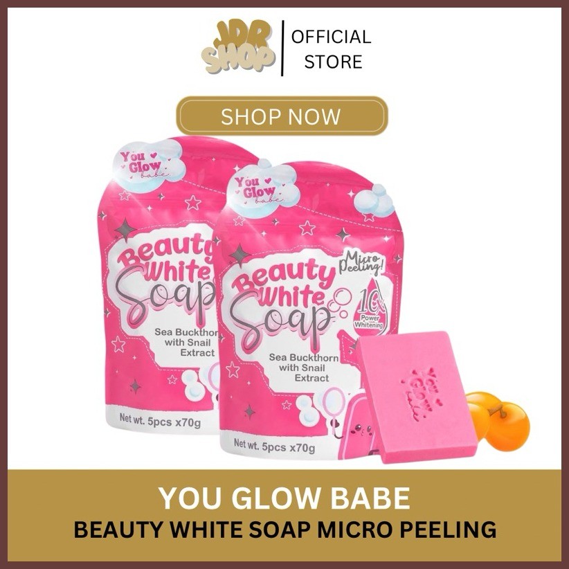 BEAUTY WHITE SOAP Micro Peeling 10x Power Whitening 5PCS BAR SOAP PER ...
