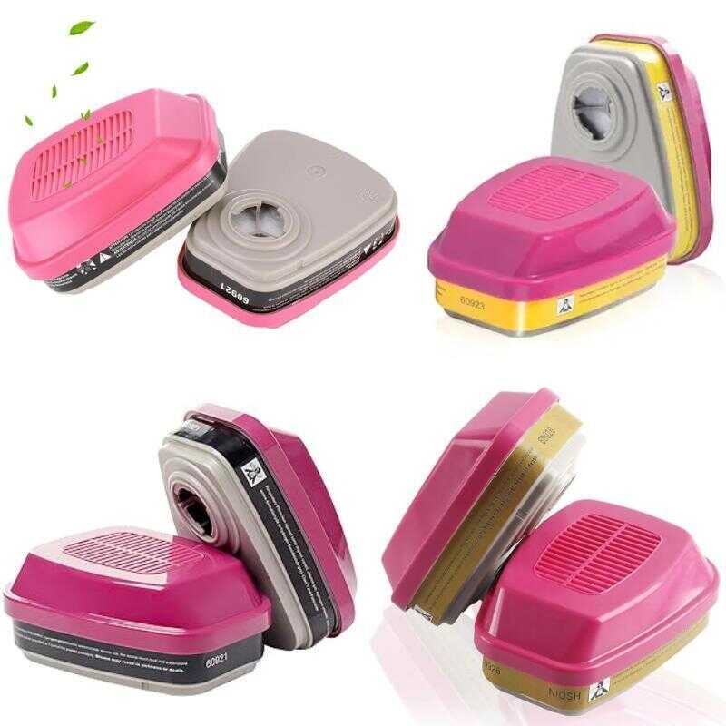 Gas Mask Filter Box Accessories 60926, 6092, 60921 - Multi-Gas/Vapor ...