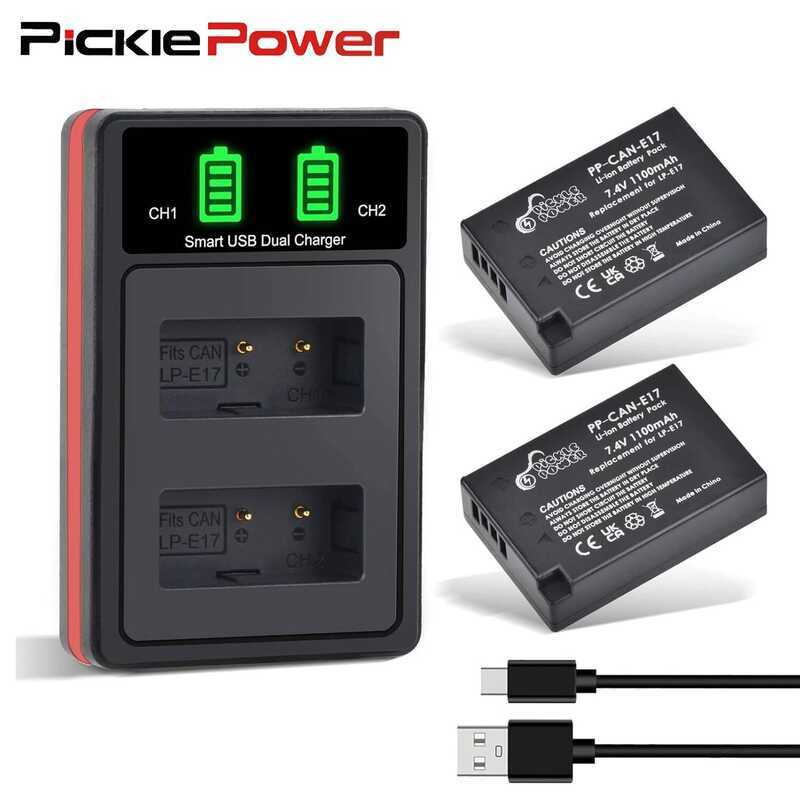 Pickle 3 2 Power Lp-E17 Battery For Canon EOS R50 V, R50, R100, R8, Rp ...