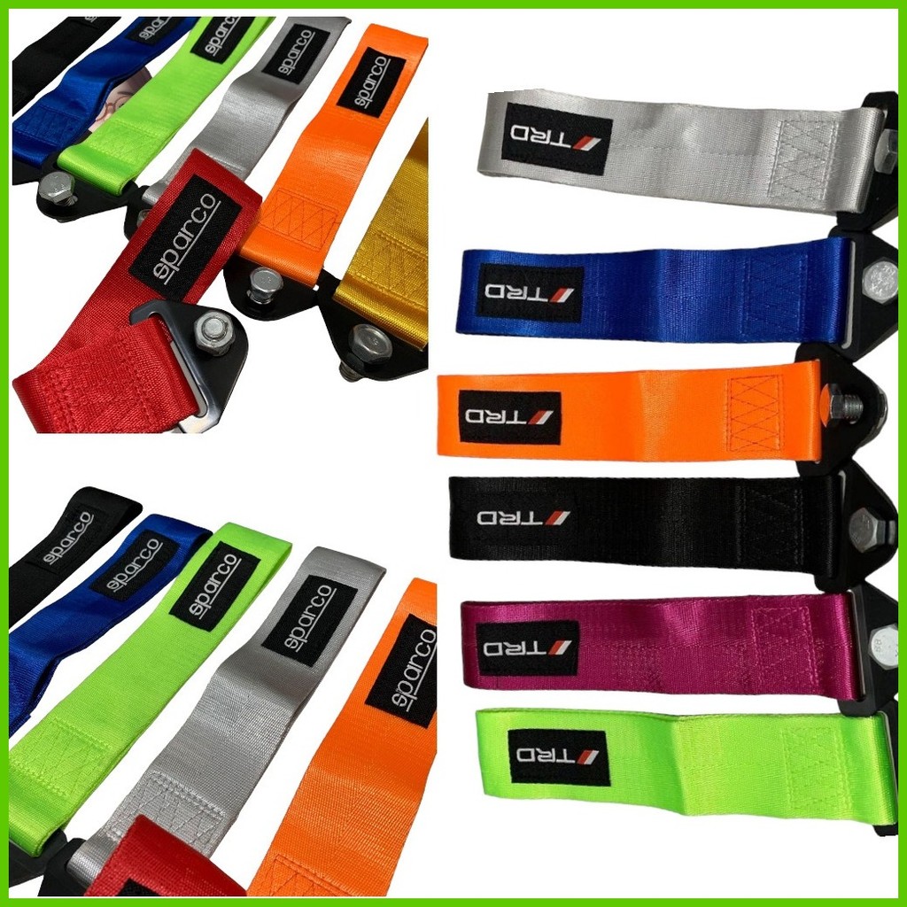 SN TRD SPARCO Car Tow Strap Universal Tow Belt | Shopee Philippines