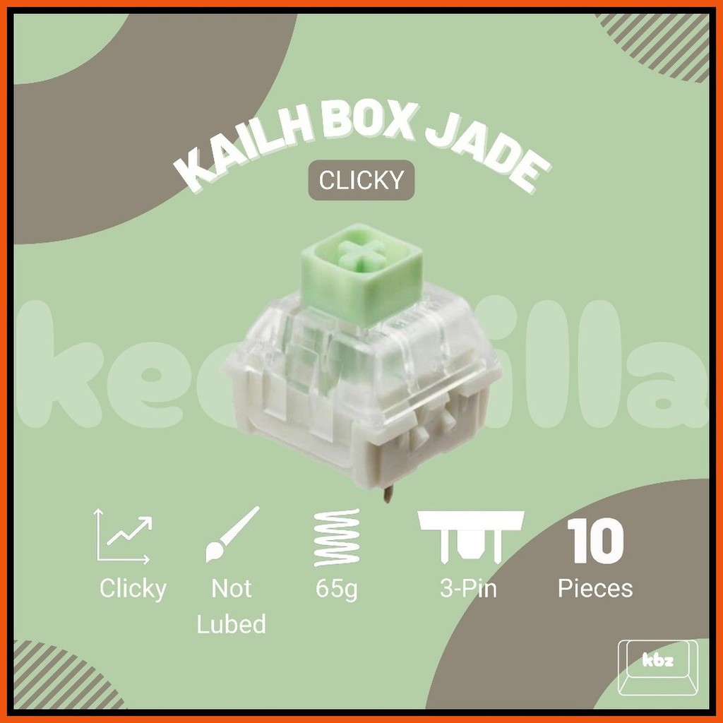 Kailh Box Jade Clicky Switch Mechanical Keyboard Switch SMD LED 3 pin ...