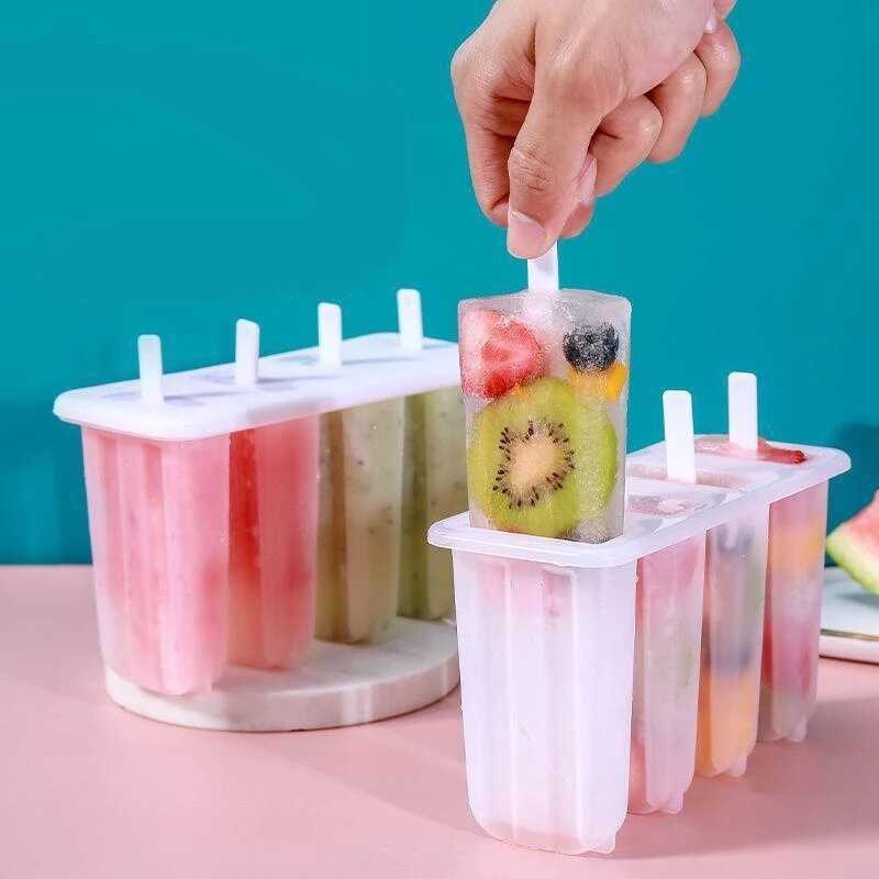 4Pcs DIY Homemade Ice Drop For Business Molder Tool Popsicle Mold 772 ...