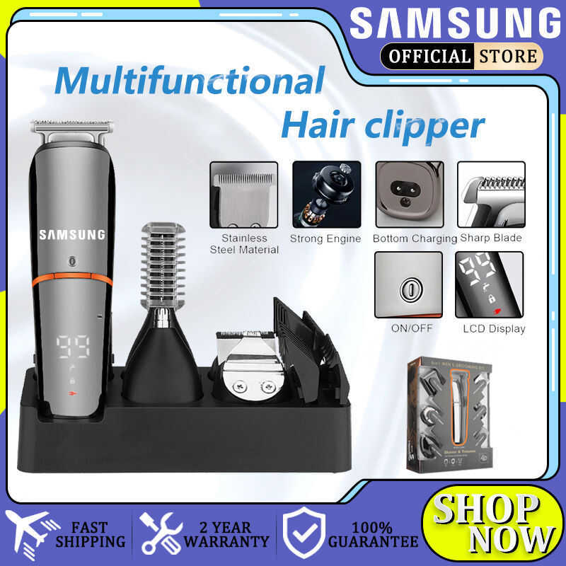 SAMSUNG 15 Piece Set Electric Razor In 1 LED Screen Smart Hair Clipper ...
