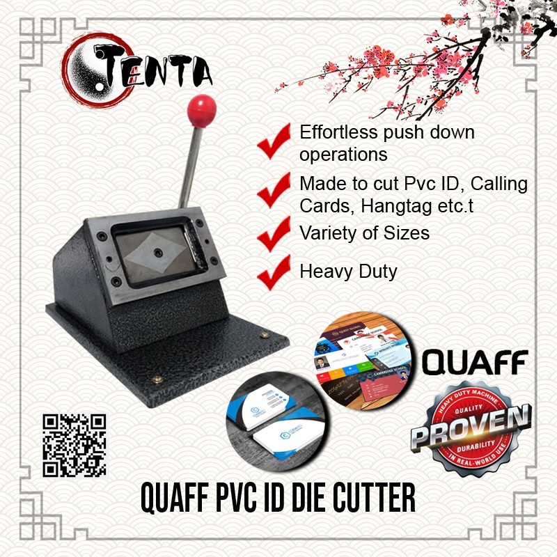 QUAFF PVC Card Die Cutter （86-54MM) ID Size | Shopee Philippines