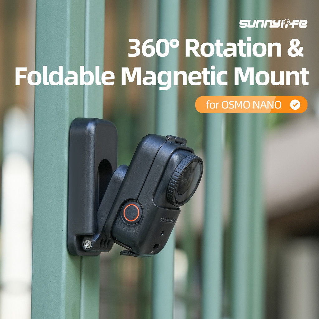 For DJI Osmo Nano Magnetic Mount Base Desktop Stand 360 Rotating Quick ...