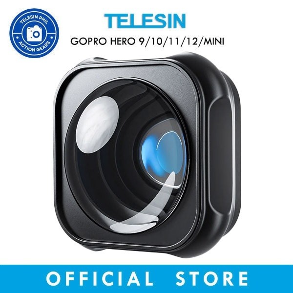 TELESIN Max Lens Mod Ultra-Wide Replacement Gopro Hero 12, 11, 10, 9 ...