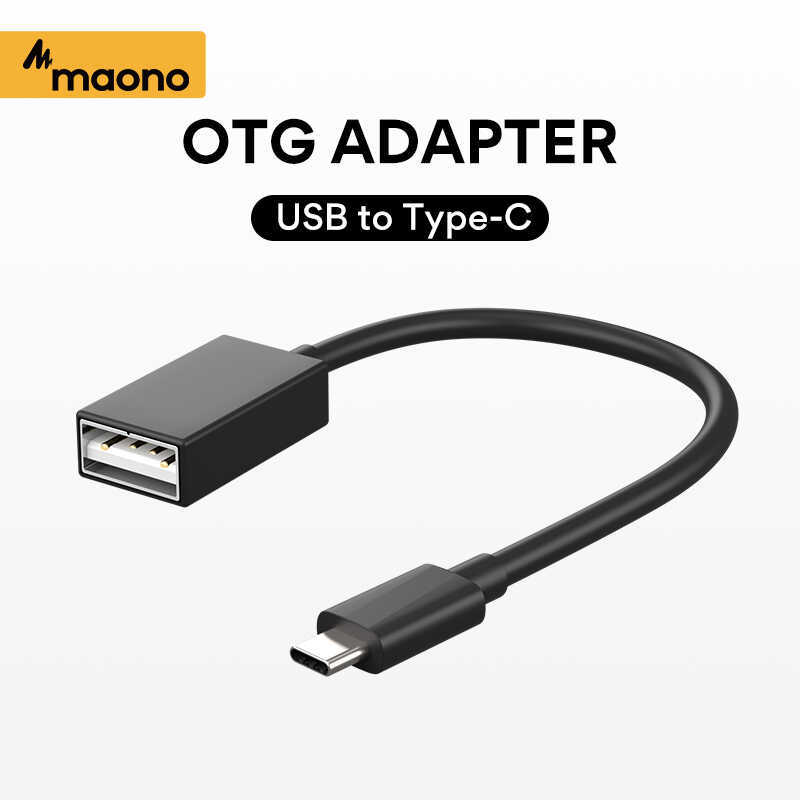 MAONO USB C OTG Cable A To Type 2.0 Adapter 15Cm For Maono Microphone ...