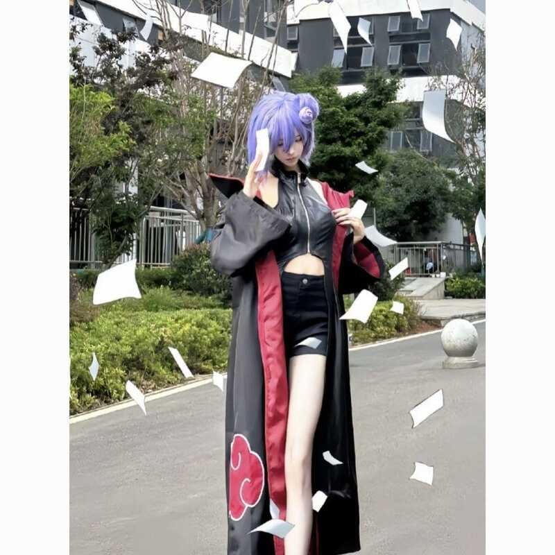 AA Naruto Konan Shippuden Style Paper Dance Angel Cosplay Anime Costume ...