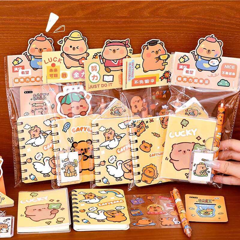 Capybara Inspirational Stationery for Elementary School Students Reward ...