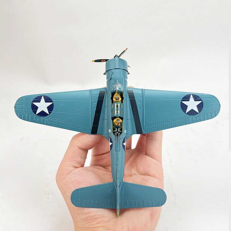 Diecast Metal Alloy 1:72 Scale World War II SBD Dauntless Bomber ...