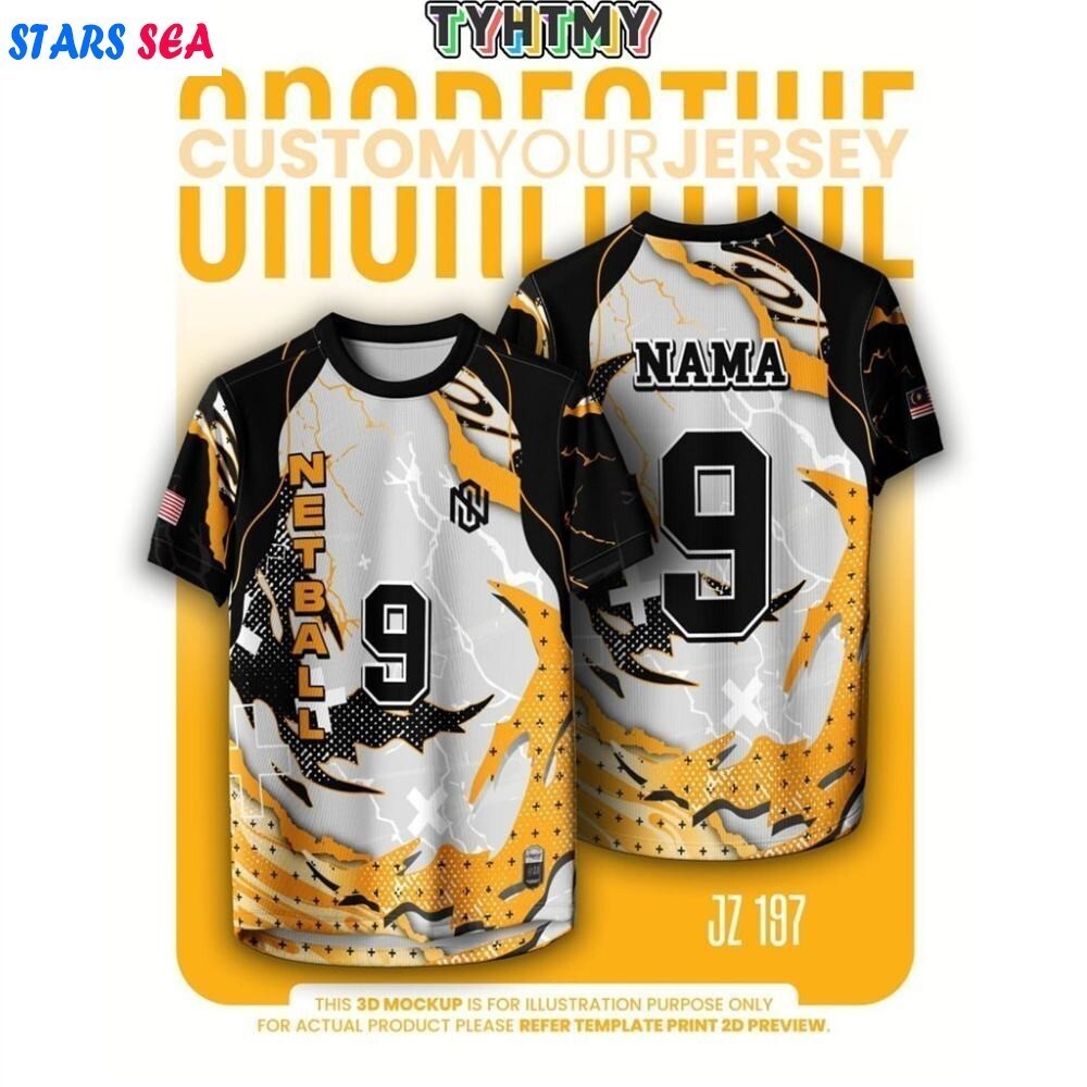 [Jersey Stock]2026 New Design Unisex - Sublimation Netball Jersey Baju ...
