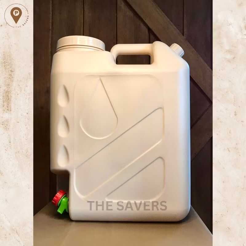 AESTHETIC BEIGE COLOR WATER CONTAINER 20 LITERS W/ RANDOM FAUCET OR ...