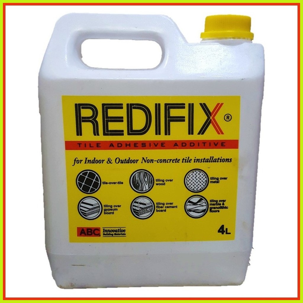 ABC Redifix Tile Adhesive Modifier - 4L | Shopee Philippines
