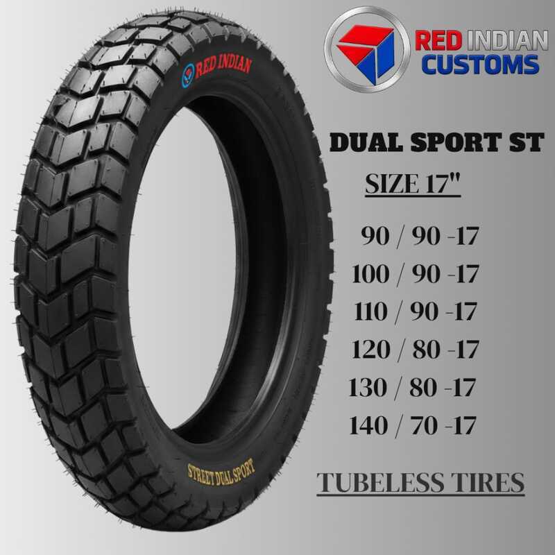 Dual Sports Tire Motorcycle 17 Tubeless Gulong Ligid All Season On/ Off ...