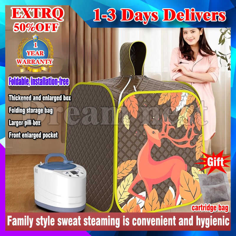 Sauna Steambath Portable Fumigation Home Tent Bath Portable Box Full ...