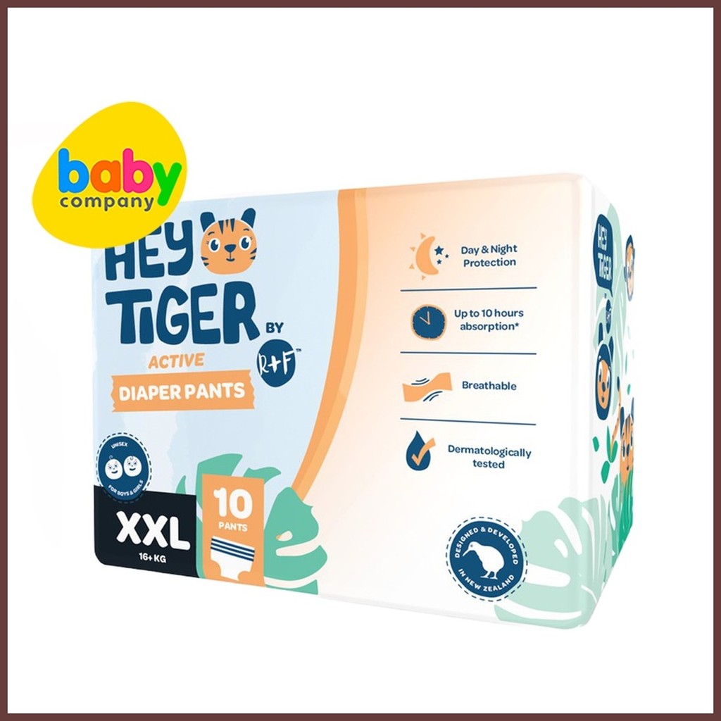 Hey Tiger Active Diaper Pants, Convenience Pack - Xxl, 10 pads | Shopee ...